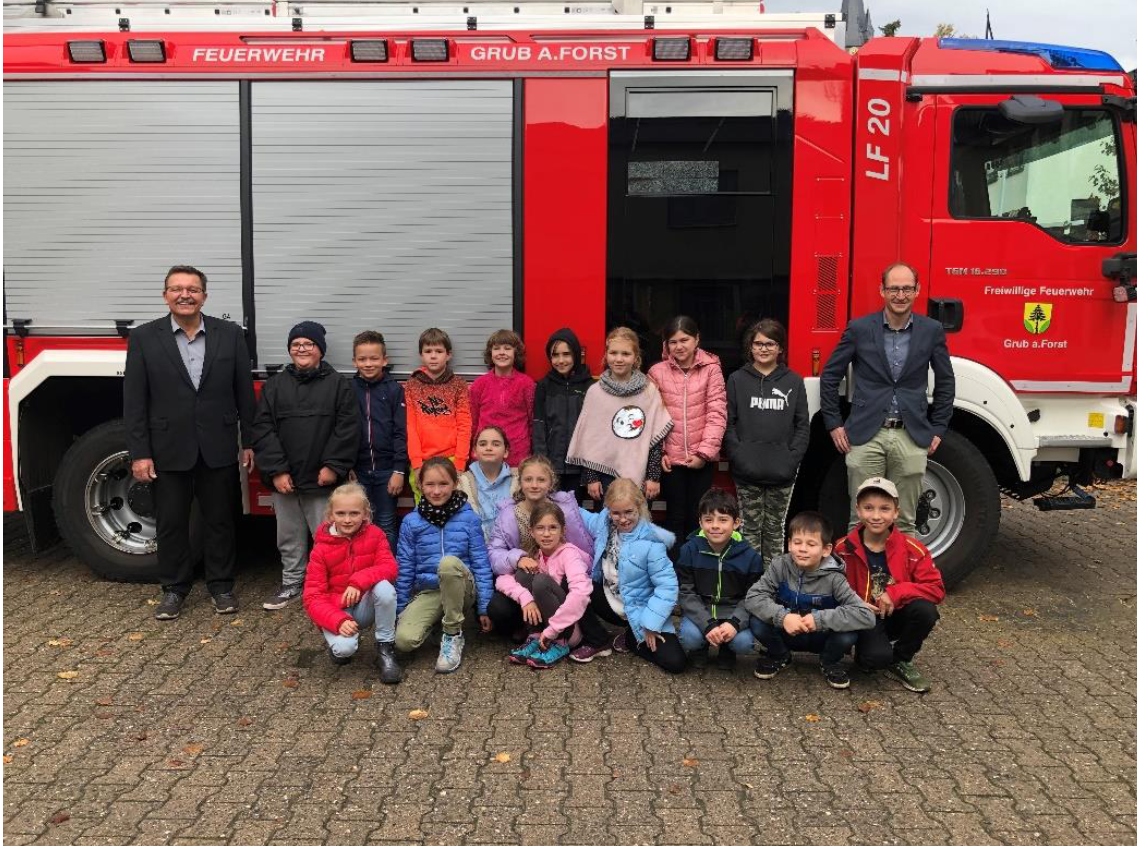 Rathausbesuch | Grundschule Grub am Forst
